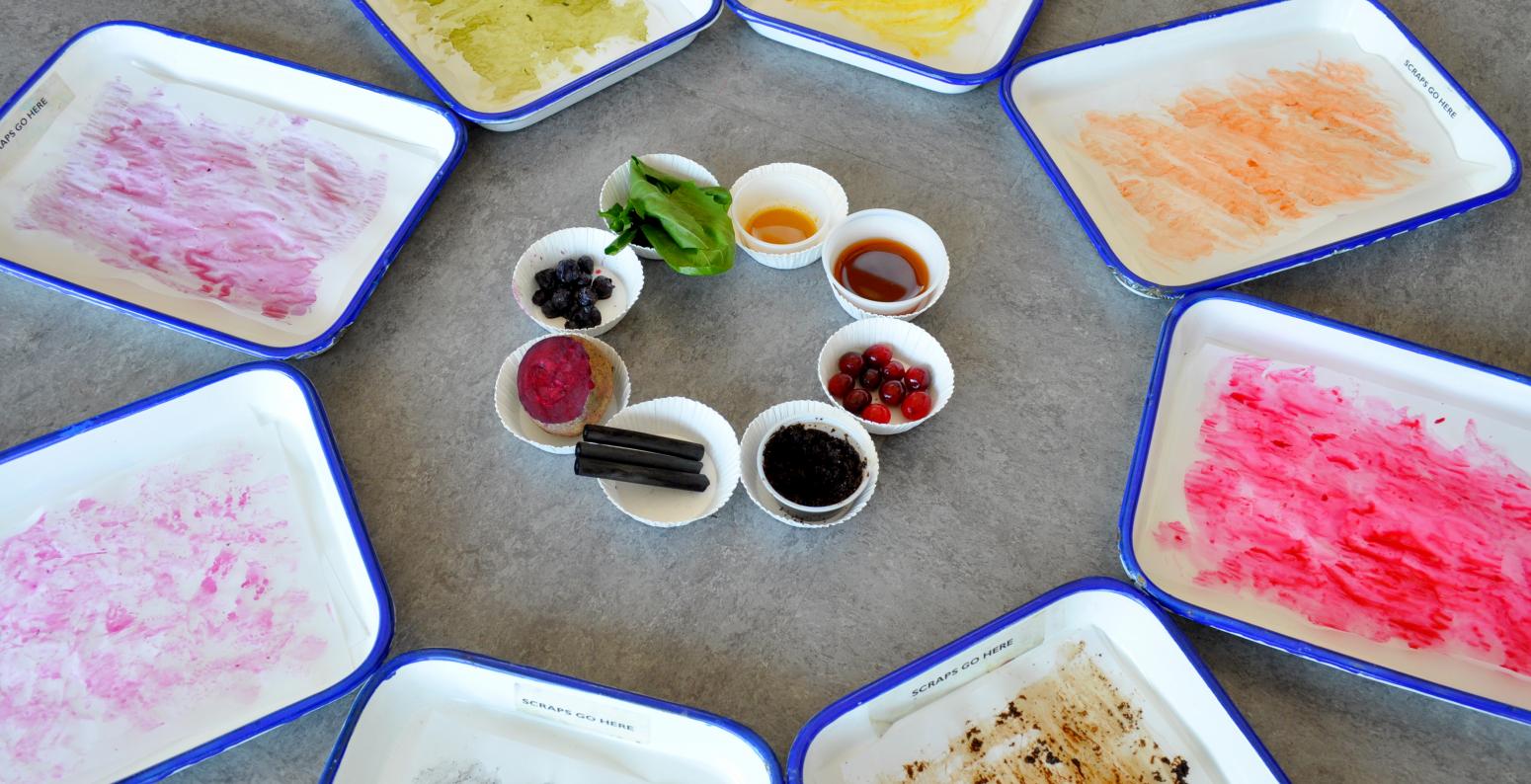 Staining Paper with Natural Dyes | Carle Museum