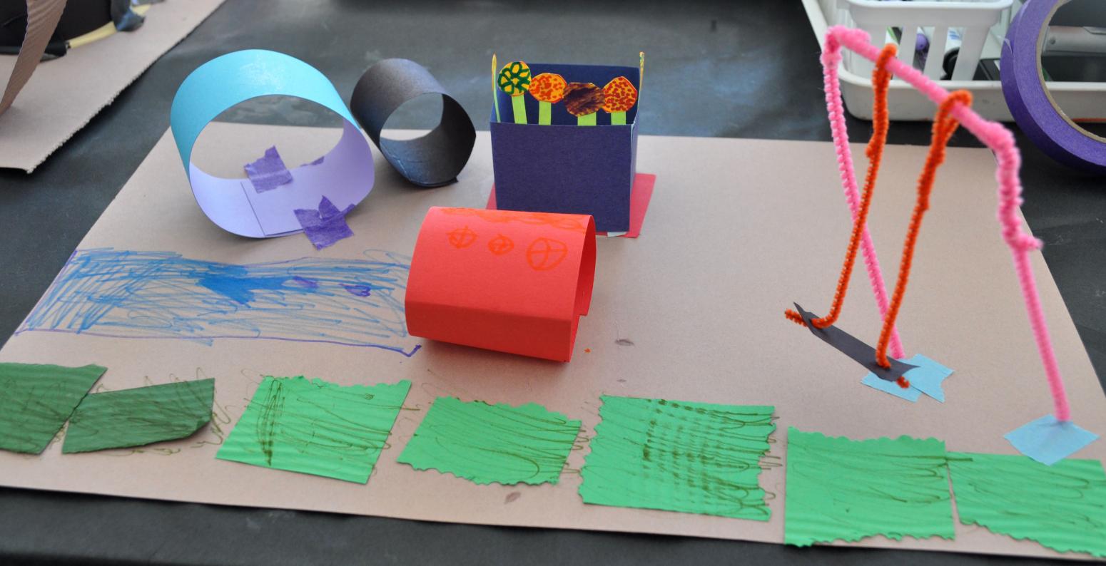 Paper Rollercoaster Sculptures | Carle Museum