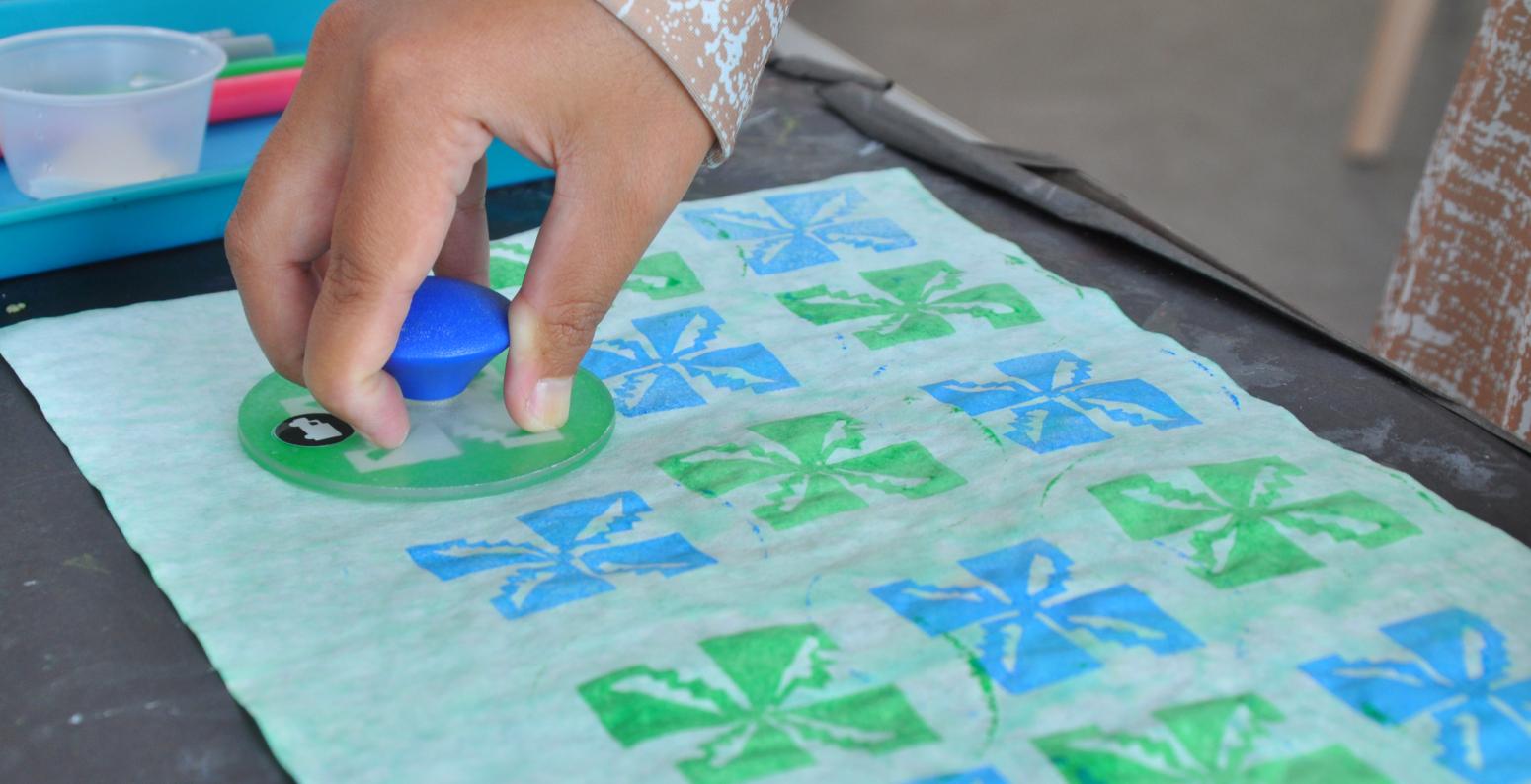 Exploring Batik Cap Stamping | Carle Museum