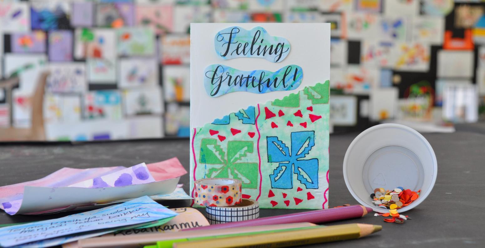 Batik Gratitude Card | Carle Museum