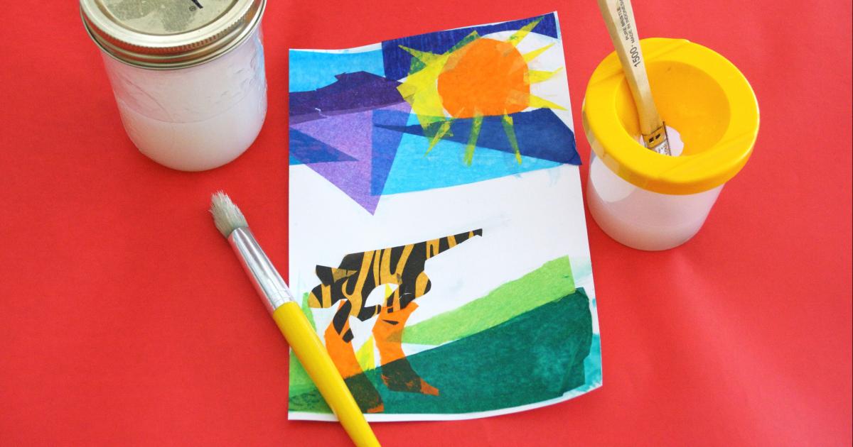 Homemade Liquid Starch Glue | Carle Museum