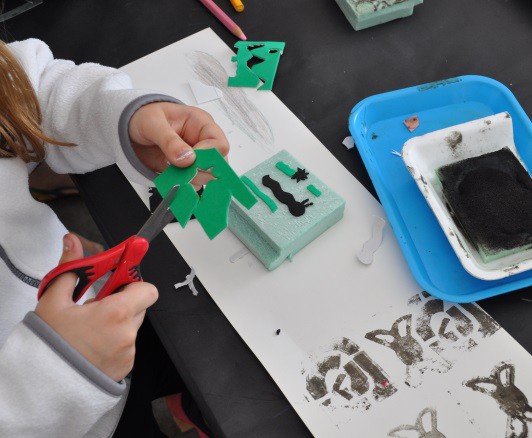 Making a Stamp | Carle Museum